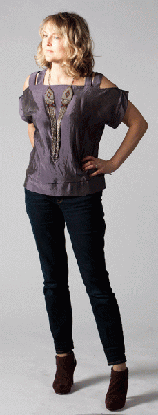 Cold shoulder top – FREE SEWING PATTERN – Sew Different